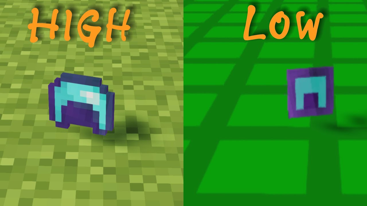 Minecraft Texture High vs Low - YouTube