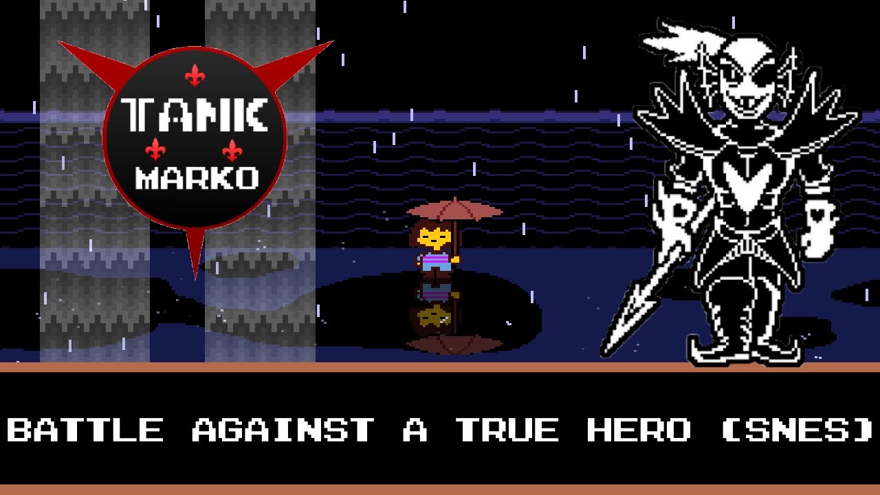 Battle Against A True Hero - Undertale (Super Nintendo Remake/Remix ...
