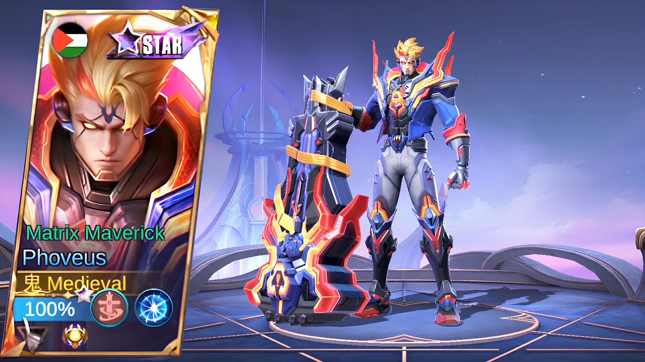 NYOBAIN SKIN TERBARU PHOVEUS, SKIN STARLIGHT "MATRIX MAVERICK" | MOBILE LEGENDS - YouTube