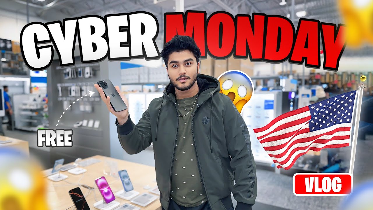 Cyber Monday In America🇺🇸| Ye Cyber Monday Hai Kya | Sab Free Mil Raha ...