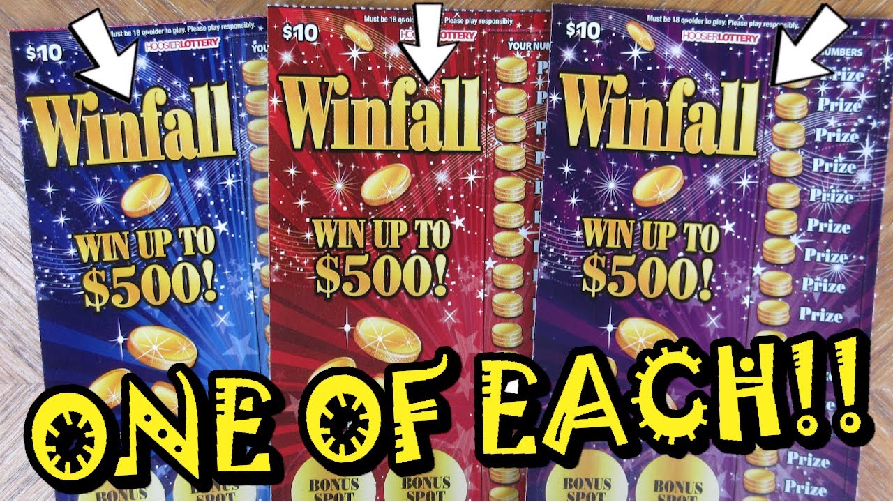 I Bought One of each Color of the New "WINFALL" Lottery Tickets and Won ...