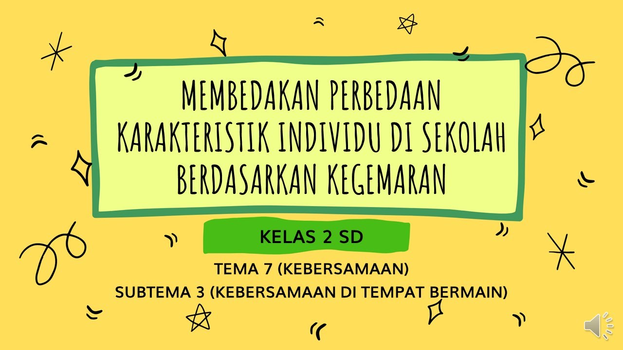 Membedakan Perbedaan Karakteristik Individu di Sekolah Berdasarkan ...