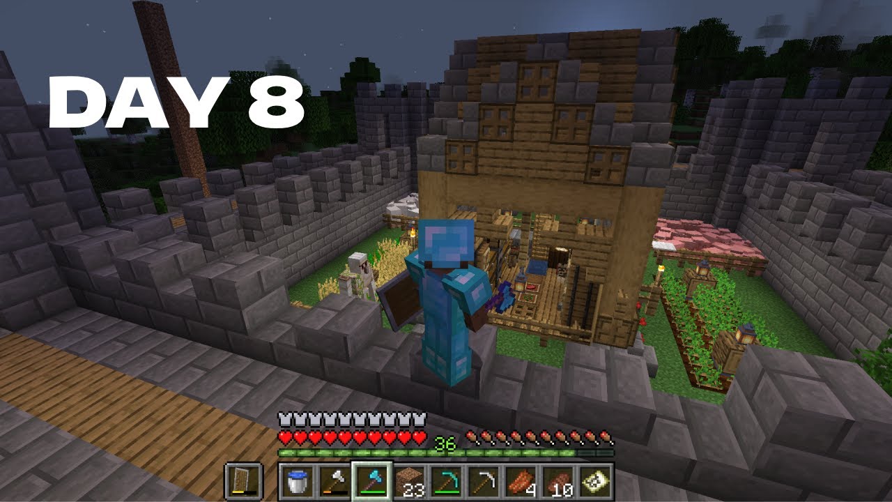 🔴 LIVE | Day 8 MINECRAFT SURVIVAL - YouTube