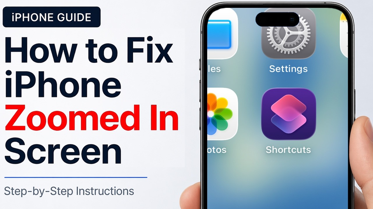 How to Fix iPhone Zoomed In Screen (Step-by-Step) - YouTube