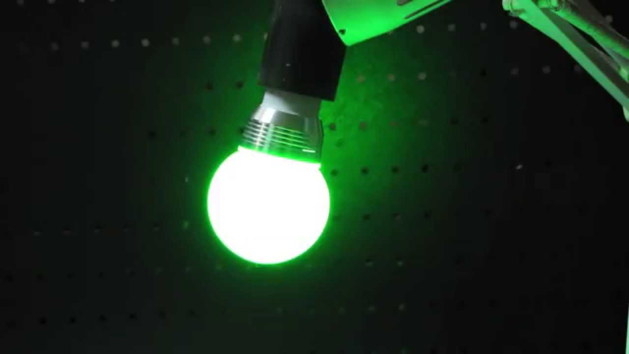 Colour Changing LED Bulb - YouTube