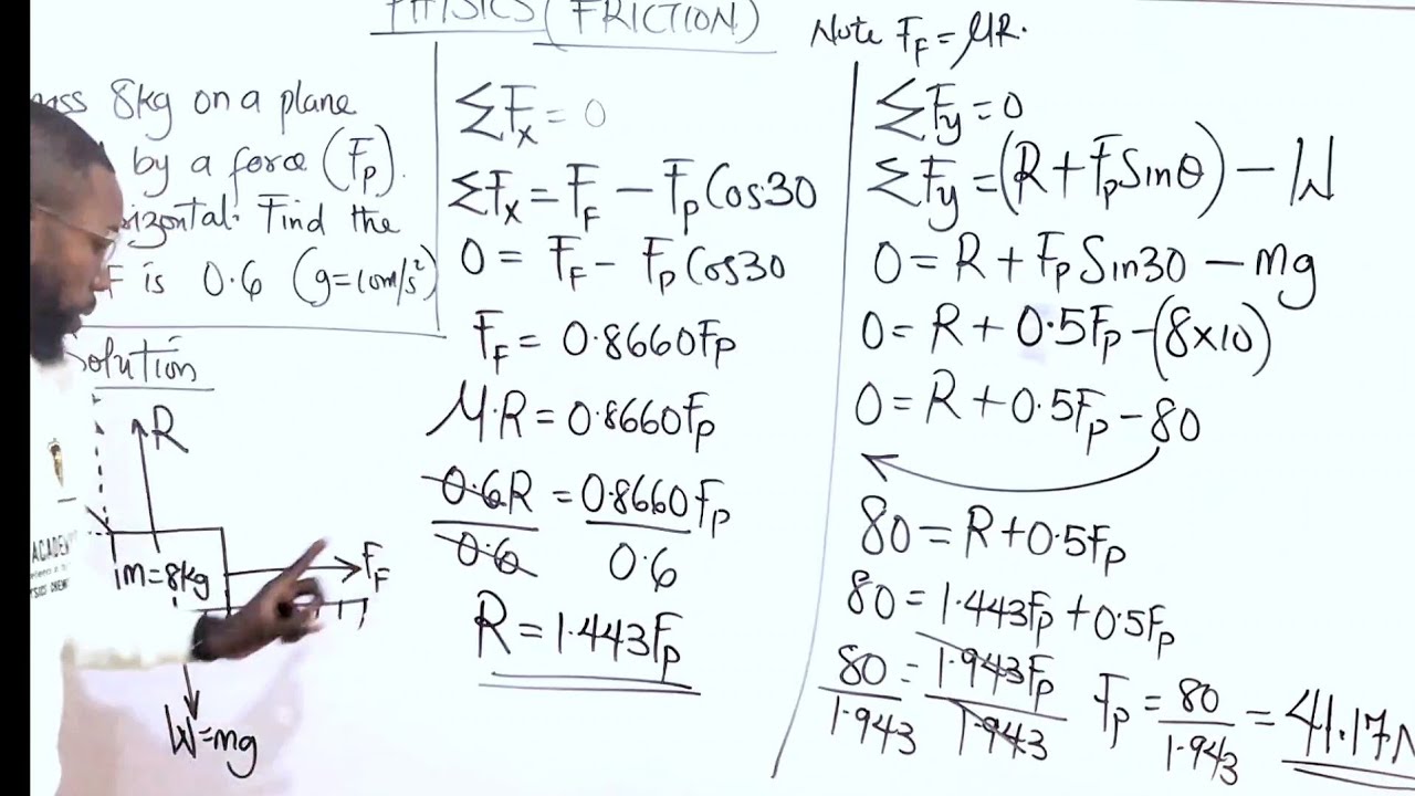How to Solve Friction Problems on an Inclined Plane (Part3) | Physics ...