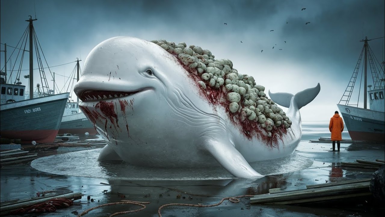 Animals injured by barnacles and parasites successfully rescued by a ...
