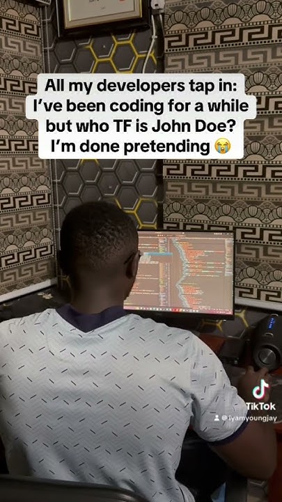 Who is John Doe? #johndoe #coding #templates #developer #programming ...