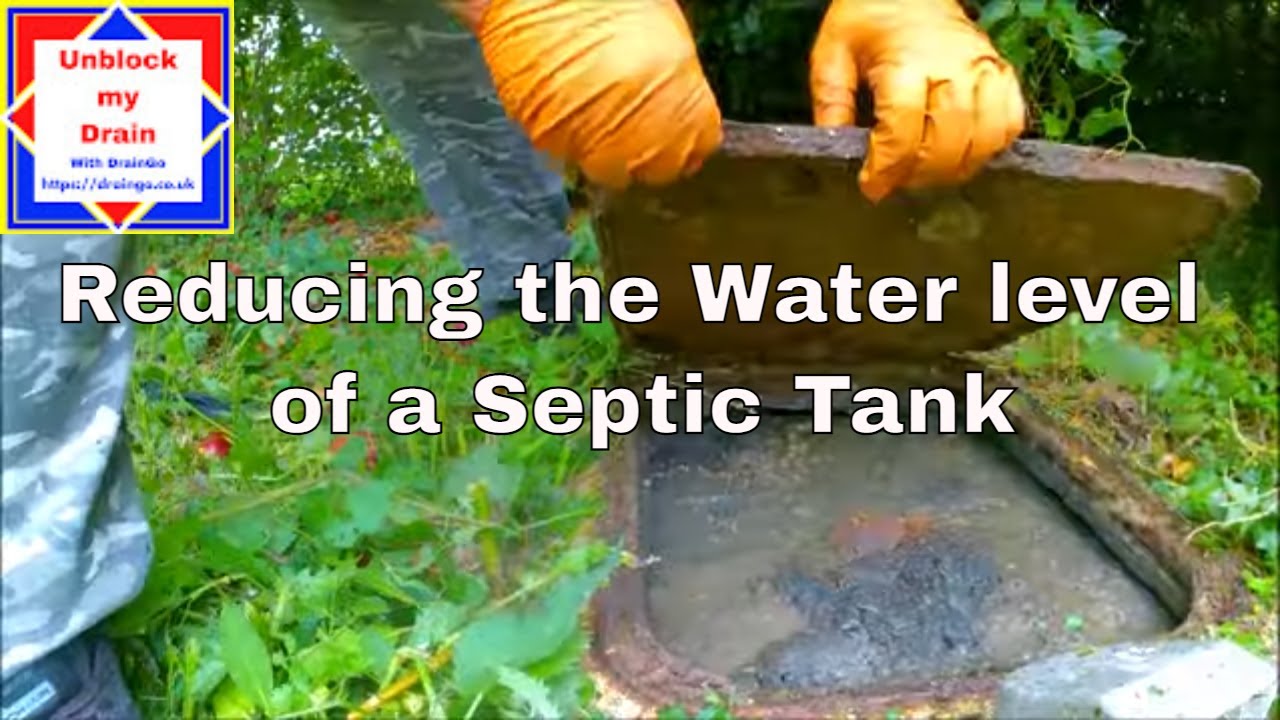 Reduce Septic Tank Level | Blocked drains - YouTube