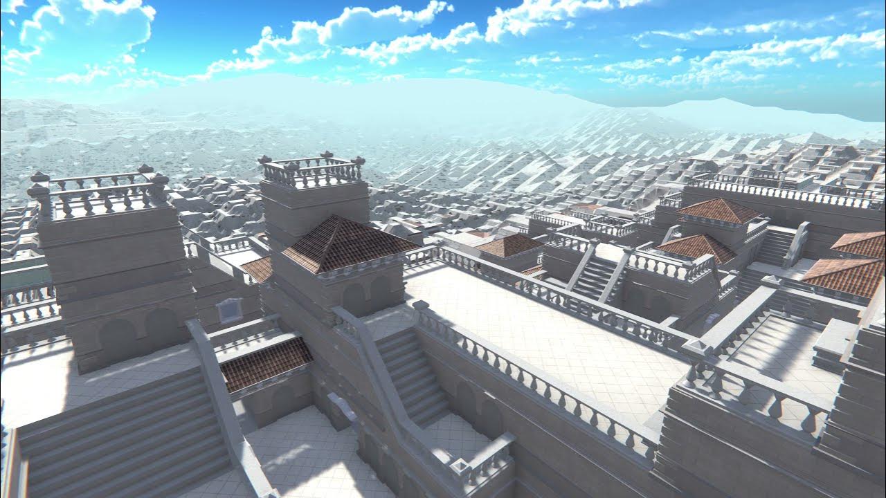 Infinite procedurally generated city - YouTube