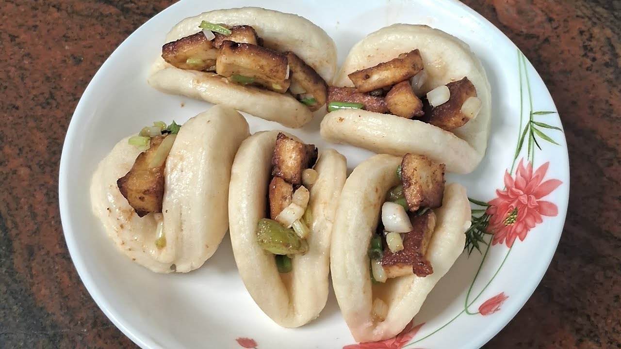 Bao Buns with Paneer Staffing | Buns Recipe | How to Bao Buns at home ...