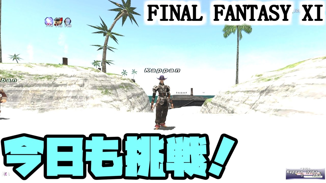【FF11】あと1部位でアンバス防具から卒業！気合の女神連戦！__カッパのヴァナ・ディール生活 - YouTube