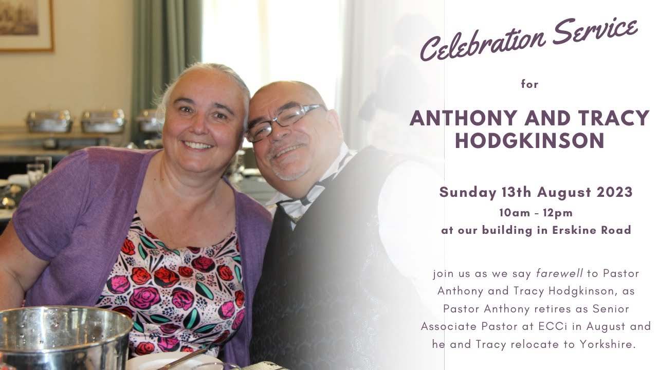 Pastor Anthony & Tracy Hodgkinson farewell service | David Shearman ...