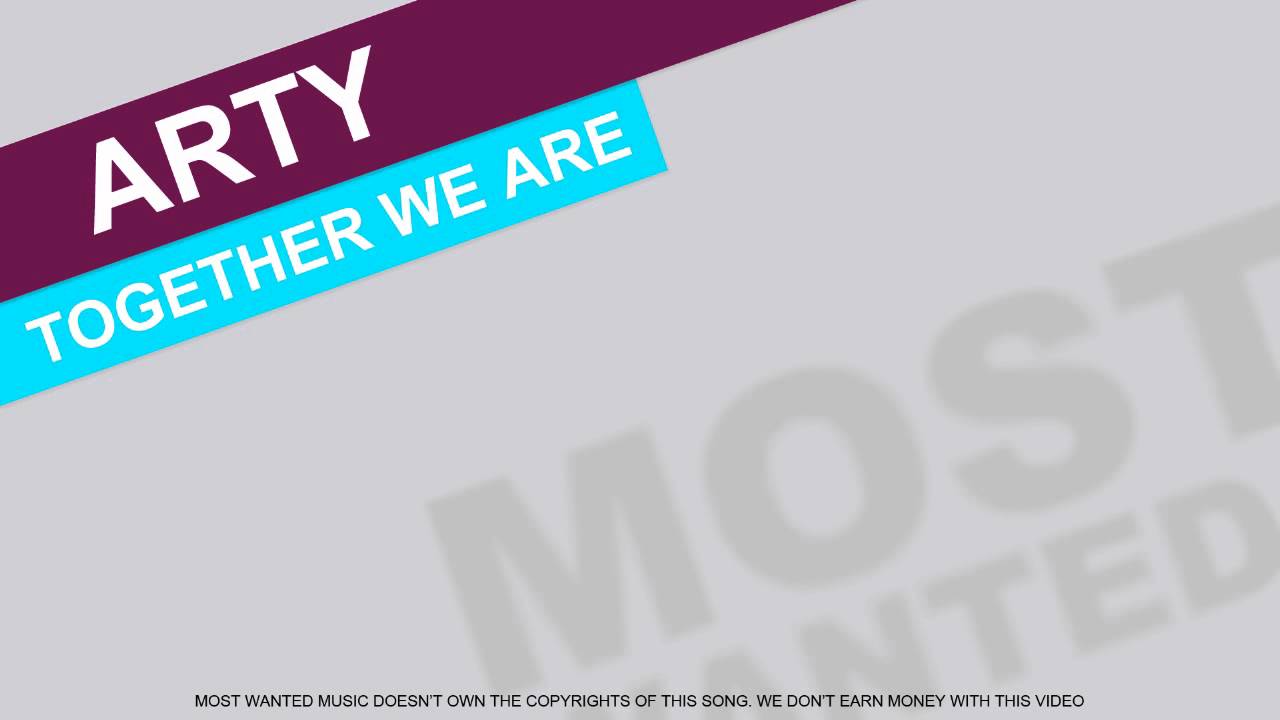 Arty - Together We are (ft. Chris James) - YouTube Music