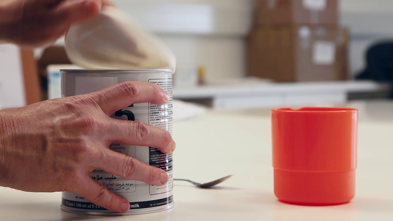 Safe Preparation Of F75 And F100 Therapeutic Milk YouTube