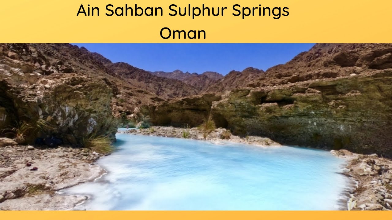 Blue Water | Ain Sahban Sulphur Springs Oman - YouTube