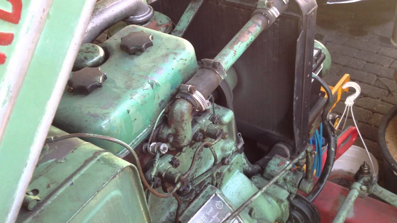 Kramer KB17 Kaltstart nach Winterpause - YouTube