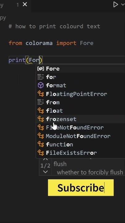 Print coloured text in Python #python #shorts - YouTube