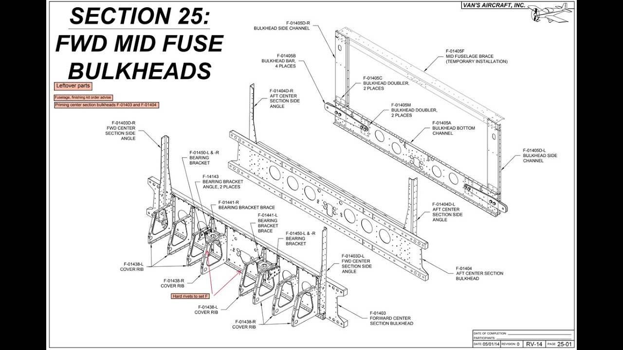Section 25 Mid Fuselage Bulkheads - YouTube