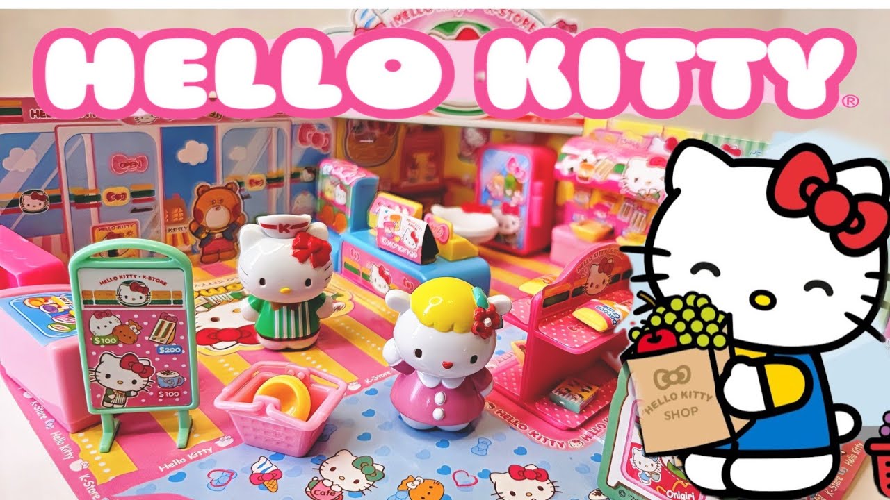 ASMR Hello Kity Toys Unboxing, Convince Store Collection / Toy Review ...