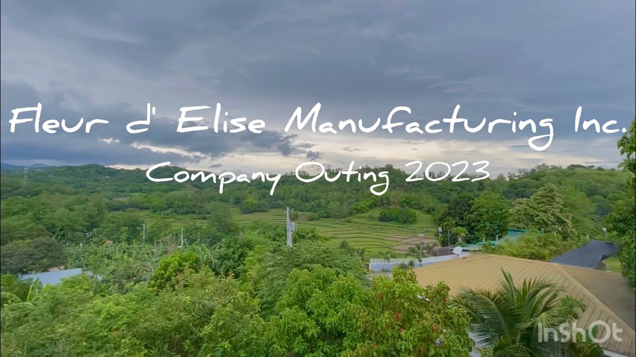 Fleur d' Elise Manufacturing Inc. Company Outing 2023 Highlights - YouTube
