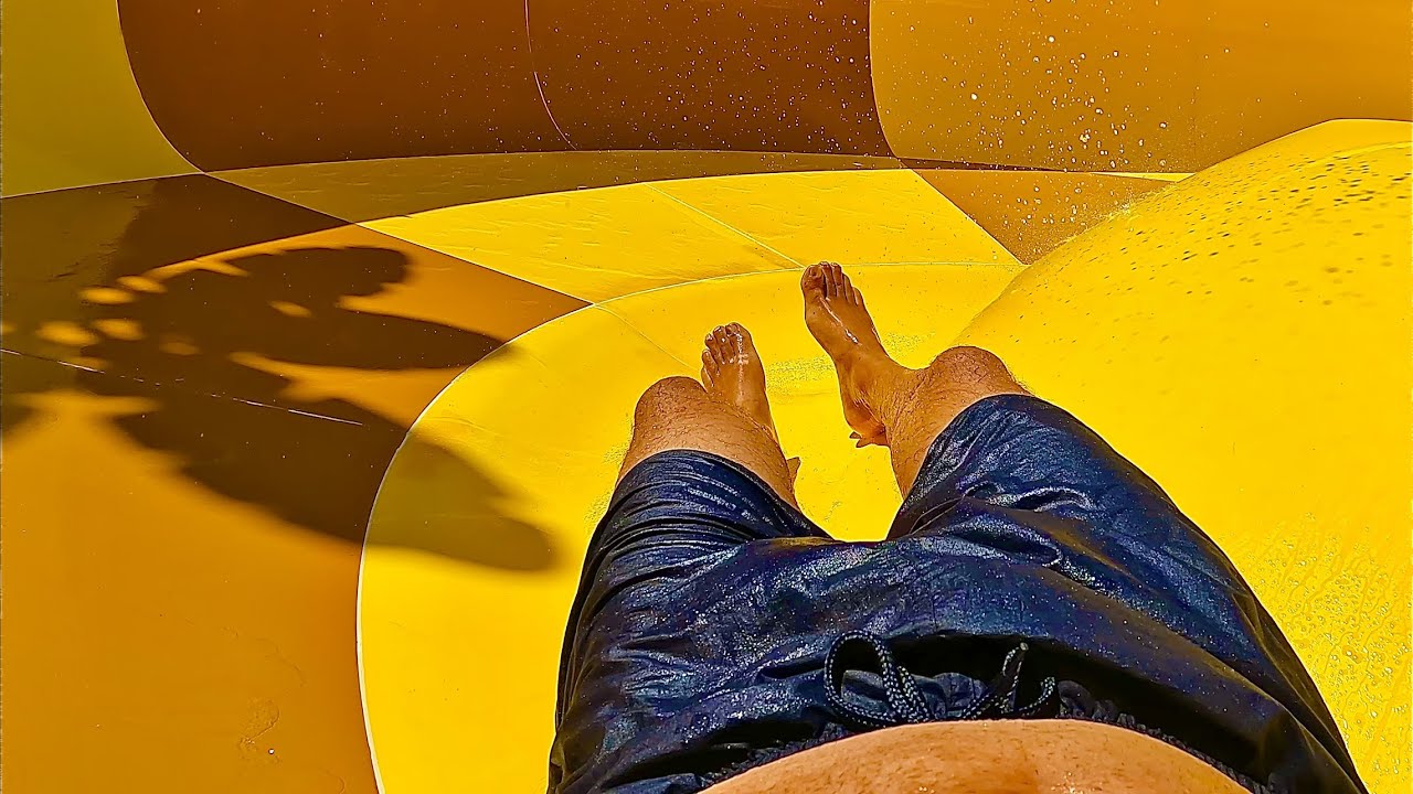 The Cyclone Water Slide at Aquapark Nessebar - YouTube