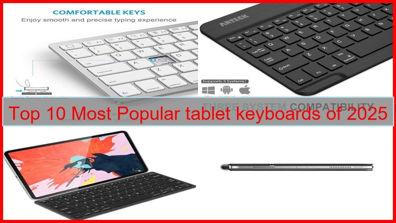 Top 10 Most Popular tablet keyboards of 2025 - YouTube