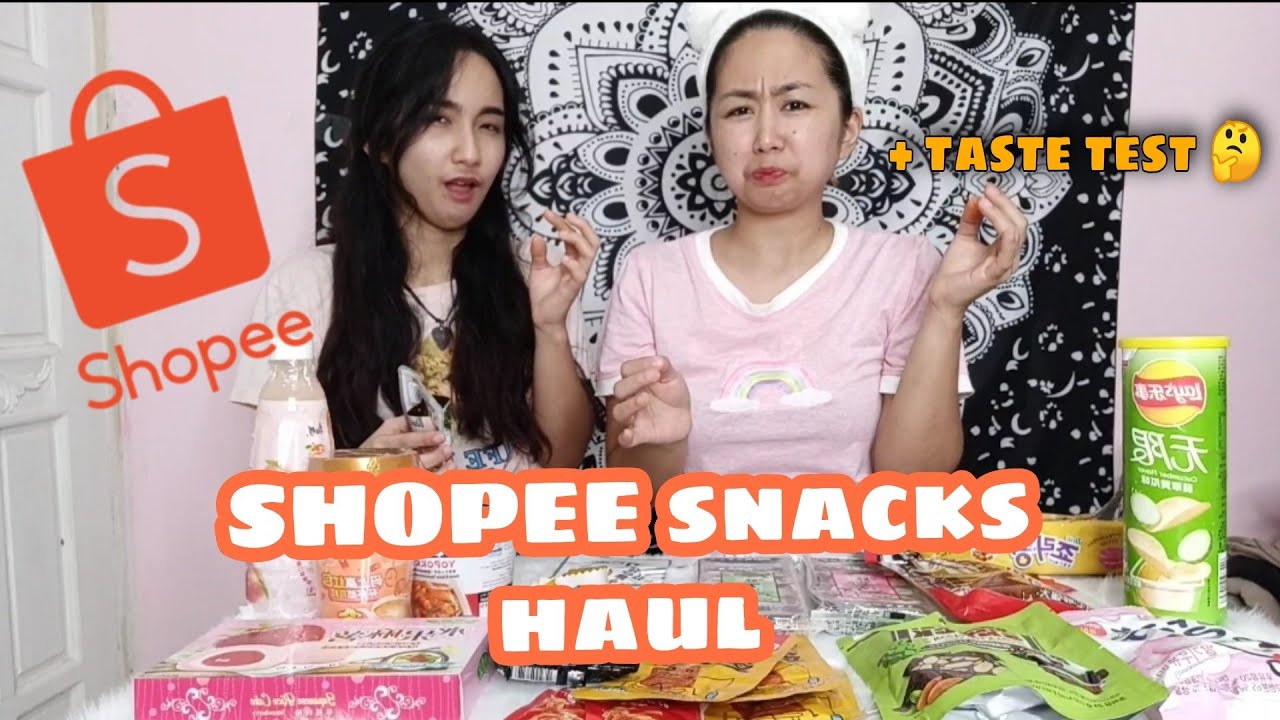 SHOPEE SNACKS HAUL | UNBOXING & REVIEW - YouTube