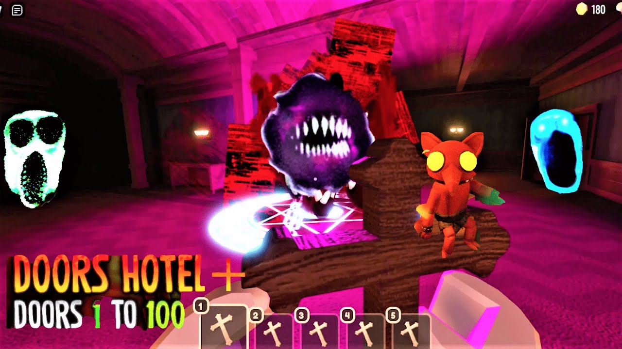 DOORS 1 to 100 HOTEL+ UPDATE (Full Walkthrough) - Roblox - YouTube