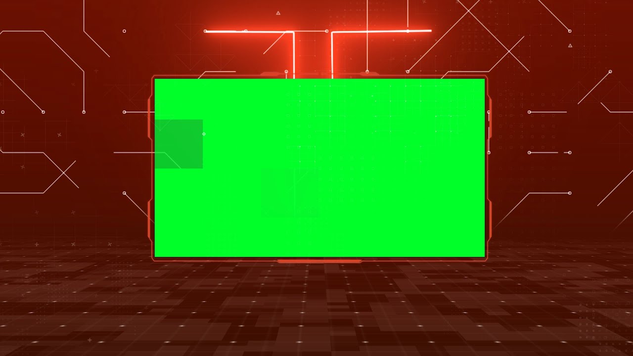Attractive Presentation Slideshow IN RED and BLUE with Green Chroma ...