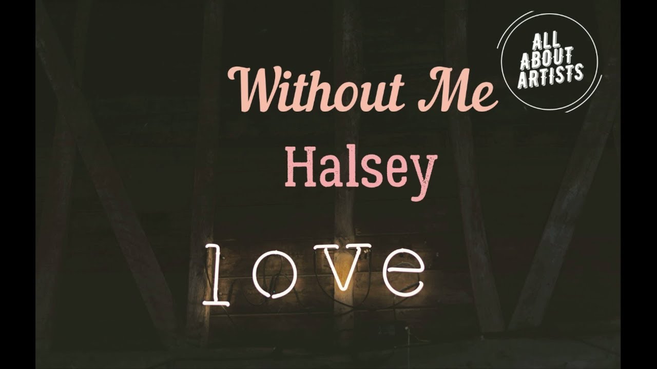 Without me Halsey cover song instrumental - All About Artists - YouTube