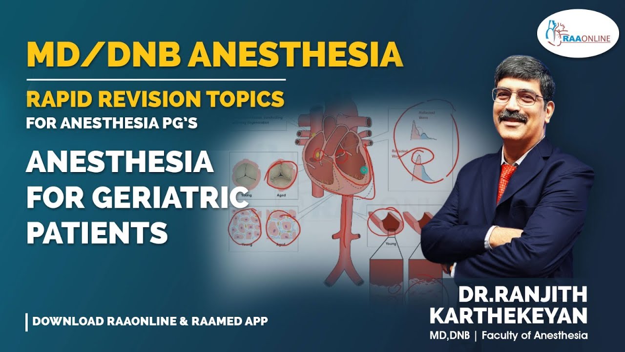 Anesthesia for Geriatric Patients - YouTube