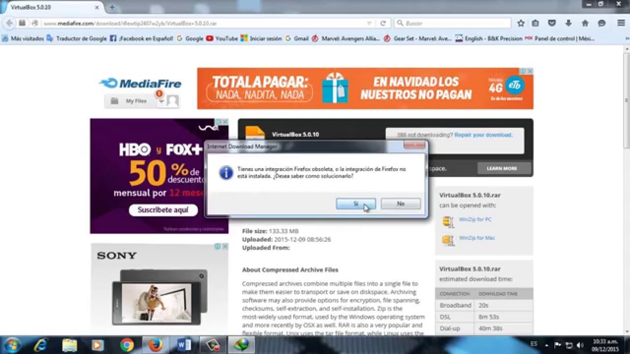 Instalar VirtualBox 5.0.10 - YouTube