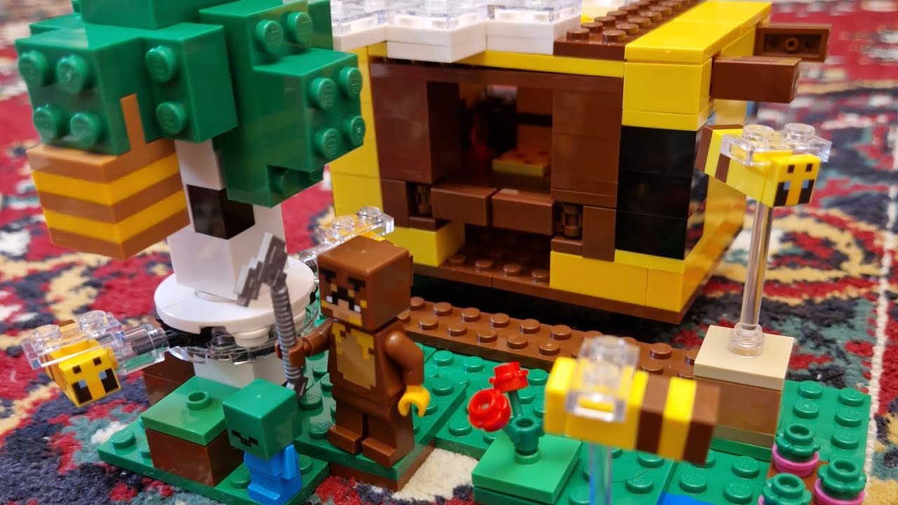 Lego Minecraft Beehive 🐝 by@Spiderman_Website - YouTube