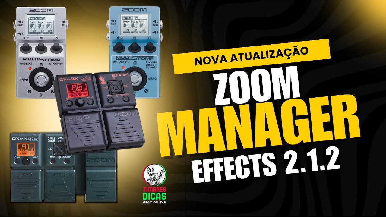 ZOOM EFFECTS MANAGER 2.1.2 - Add ZOOM G1on-AK e G1Xon-K! #zoom #ms50g - YouTube