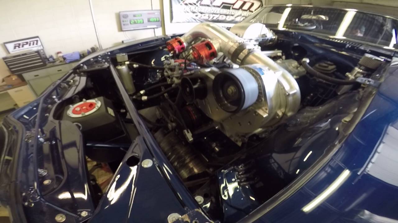 481 cid Pontiac motor with a Procharger F-2 - YouTube