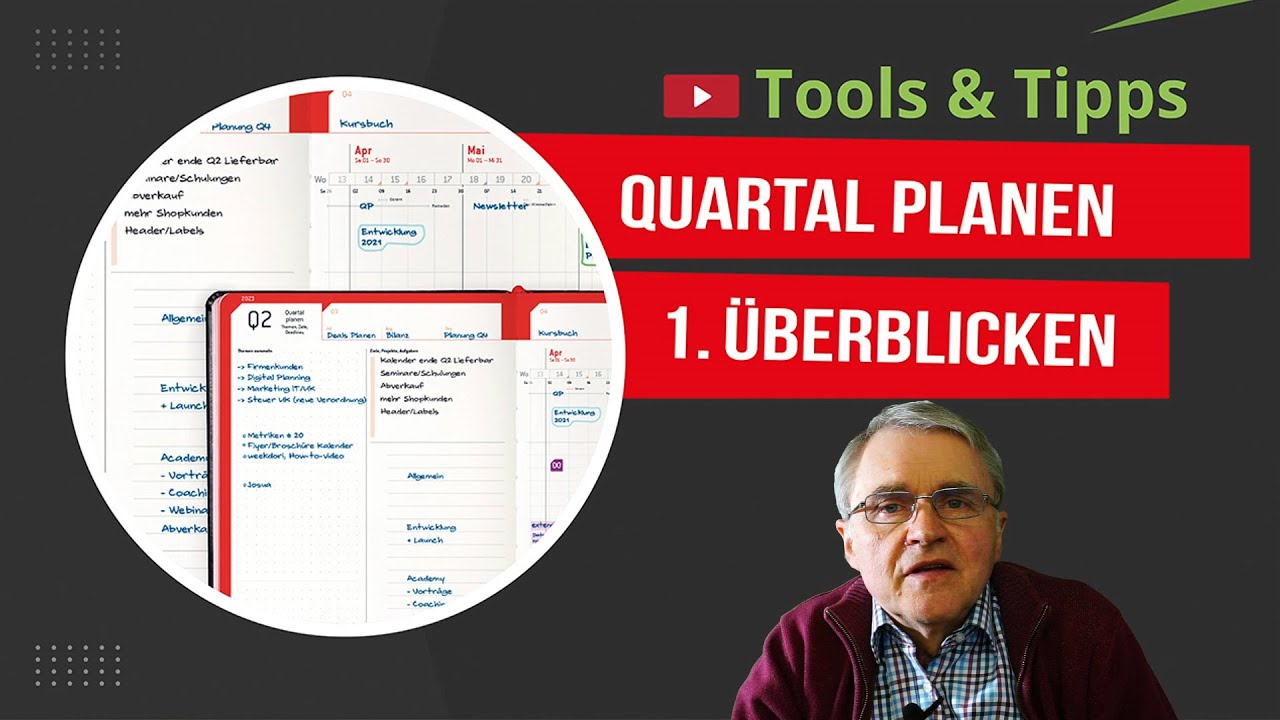 Tools & Tipps - Quartal planen - 1. überblicken - YouTube
