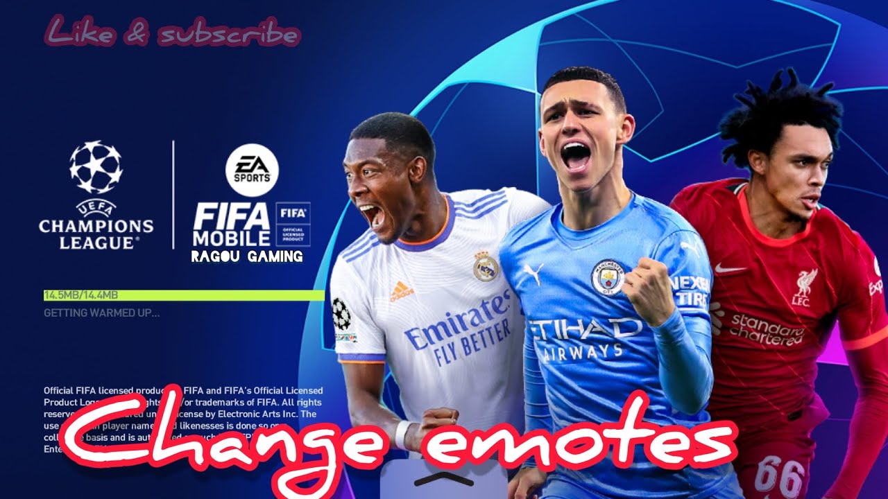 How to change Emotes in Fifa Mobile 22 - YouTube