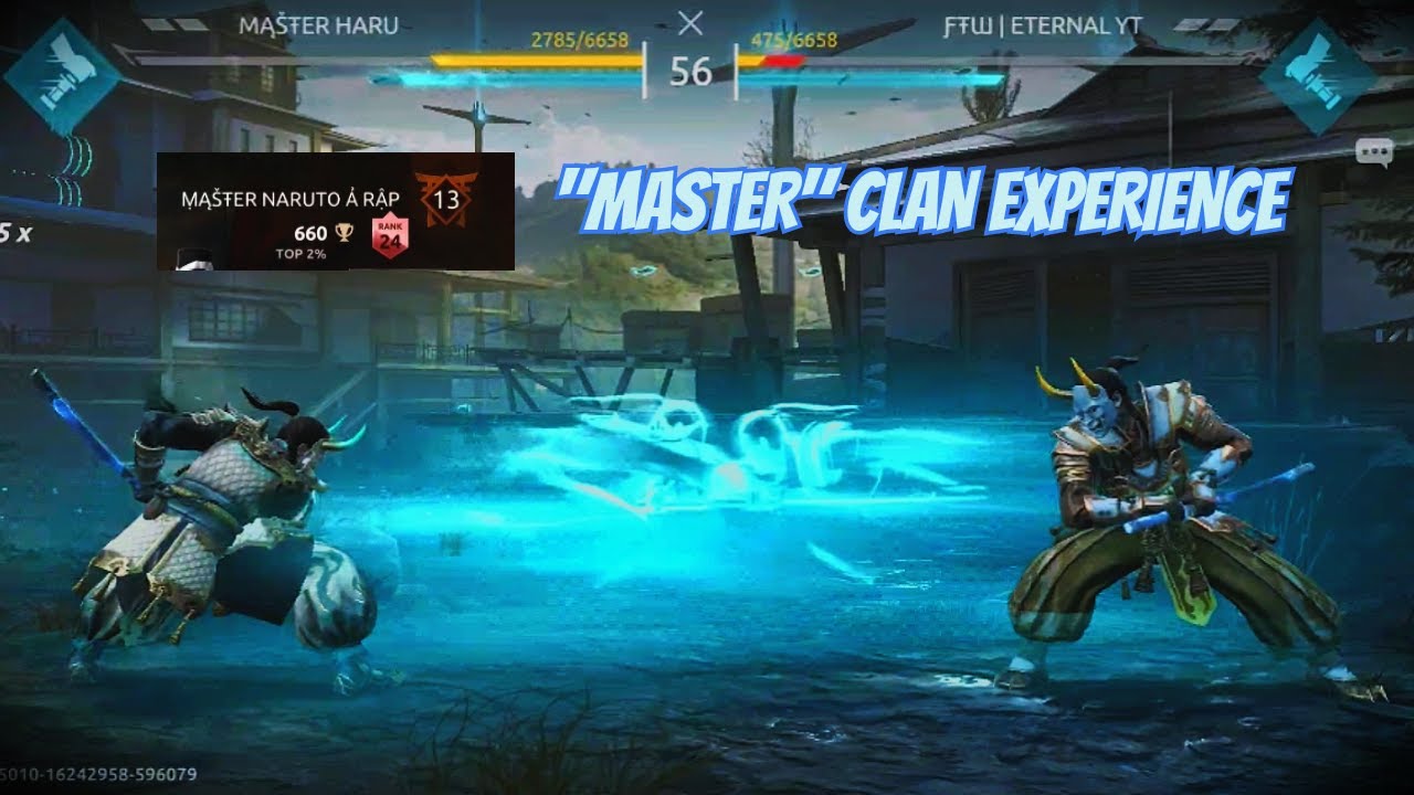 Ranked Experience ft. MASTER clan members | Shadow Fight 4: Arena - YouTube