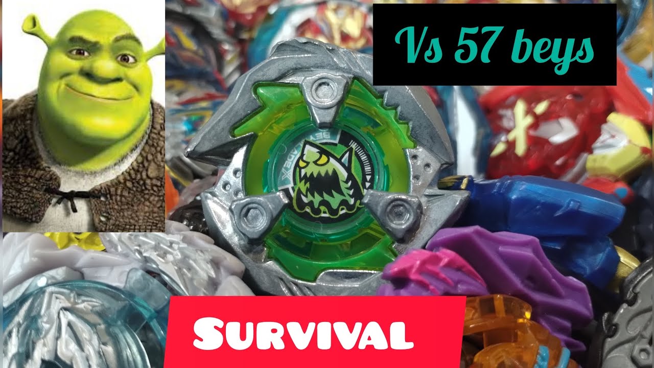 Shrek edge vs Beyblade burst (survival #beybladex - YouTube