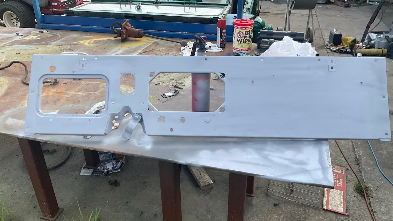 M38A1 restoration Dash Update! - YouTube