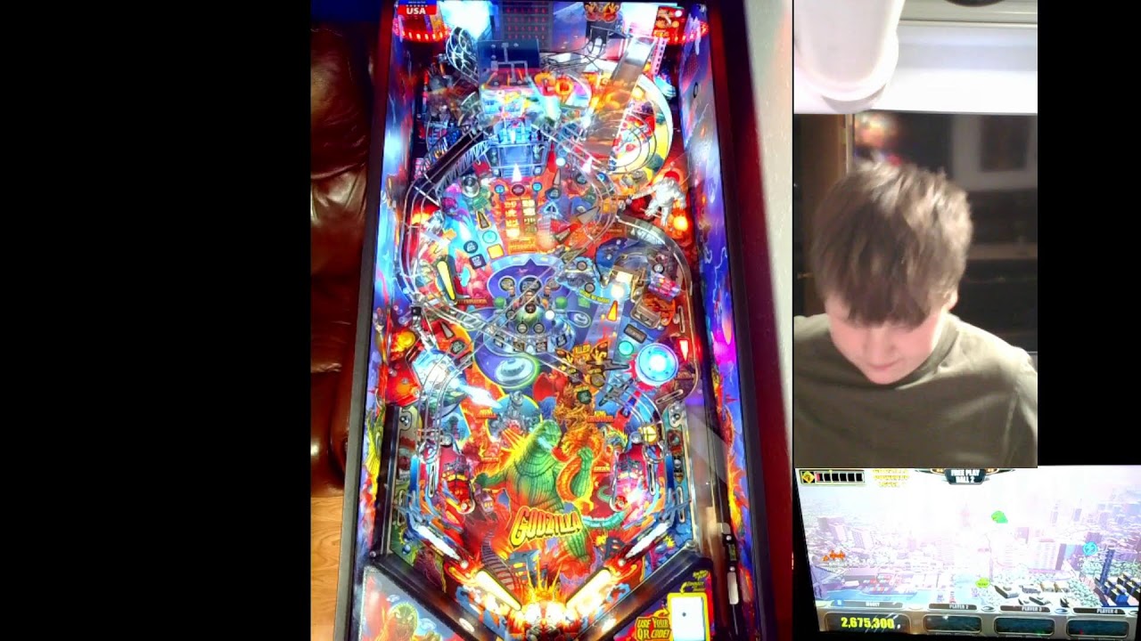 godzilla pro pinball - YouTube