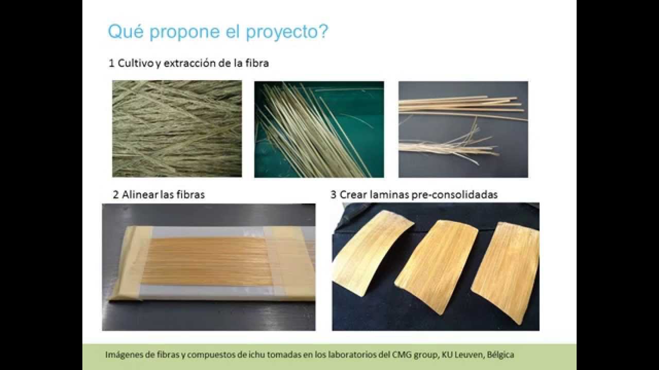 Compuestos reforzados con fibra de ichu - YouTube