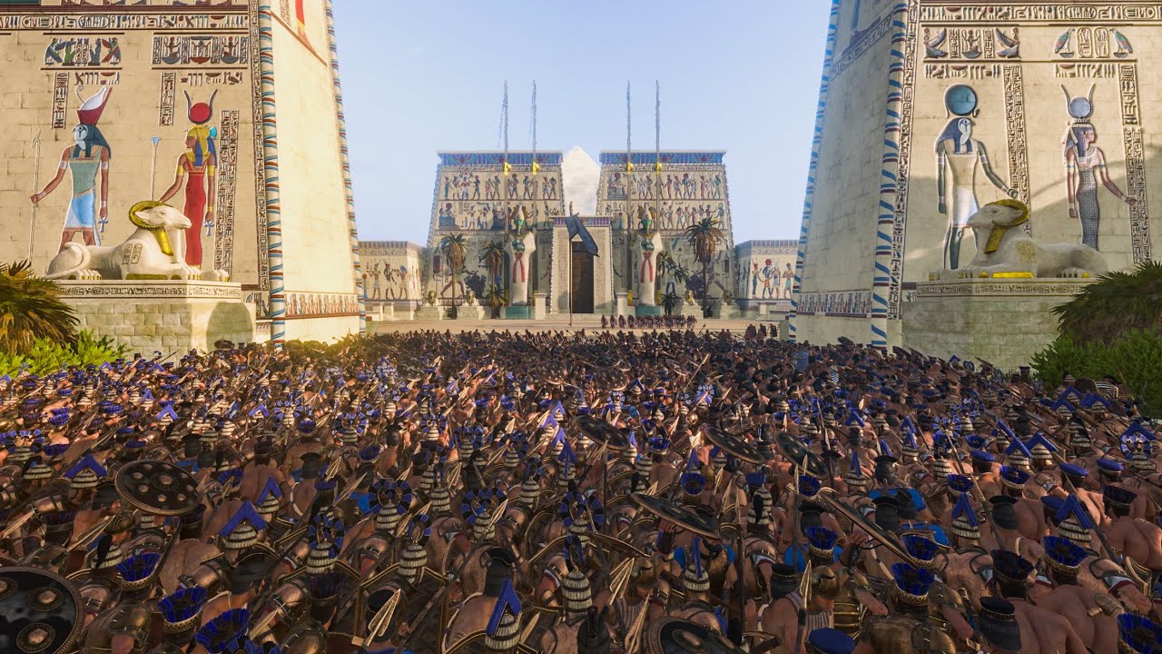 STRATÉGIE TOTALE - Le Siège de Men-Nefer (Total War: PHARAOH) - YouTube