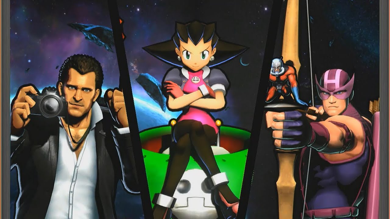 Ultimate Marvel VS Capcom 3 Tron Bonne Frank West Hawkeye request - YouTube
