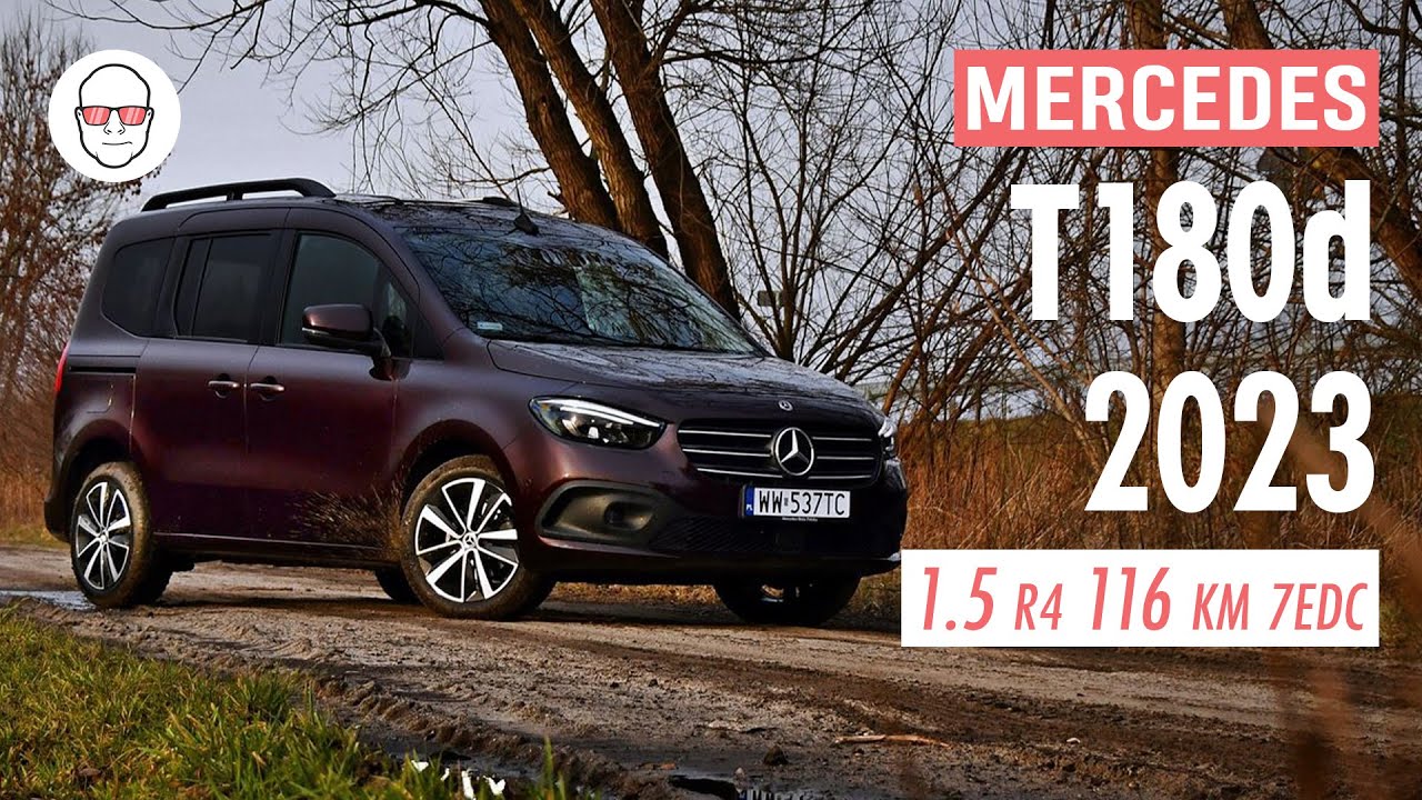 Mercedes T 180 d 7EDC test PL Pertyn Ględzi - YouTube