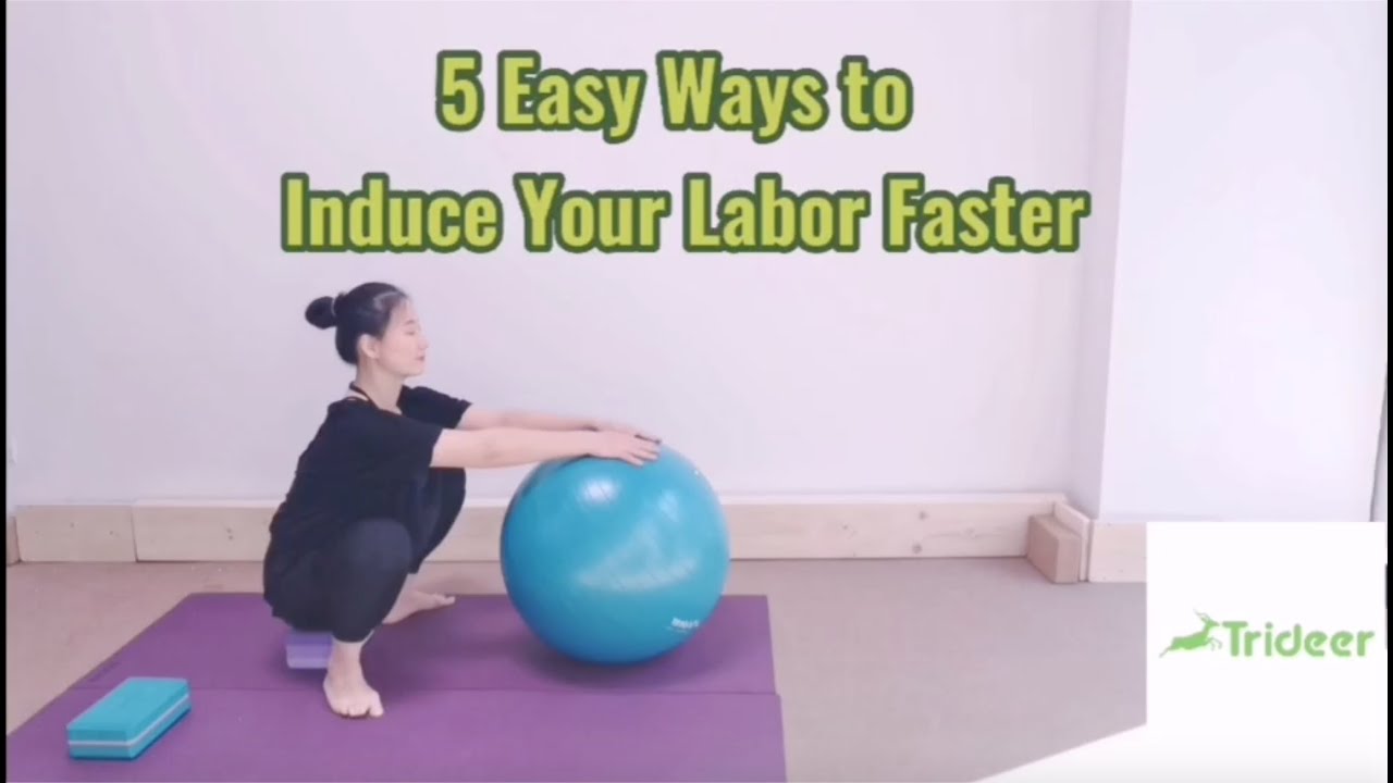 5 Easy Ways to Induce Your Labor Faster With a Birthing Ball - YouTube