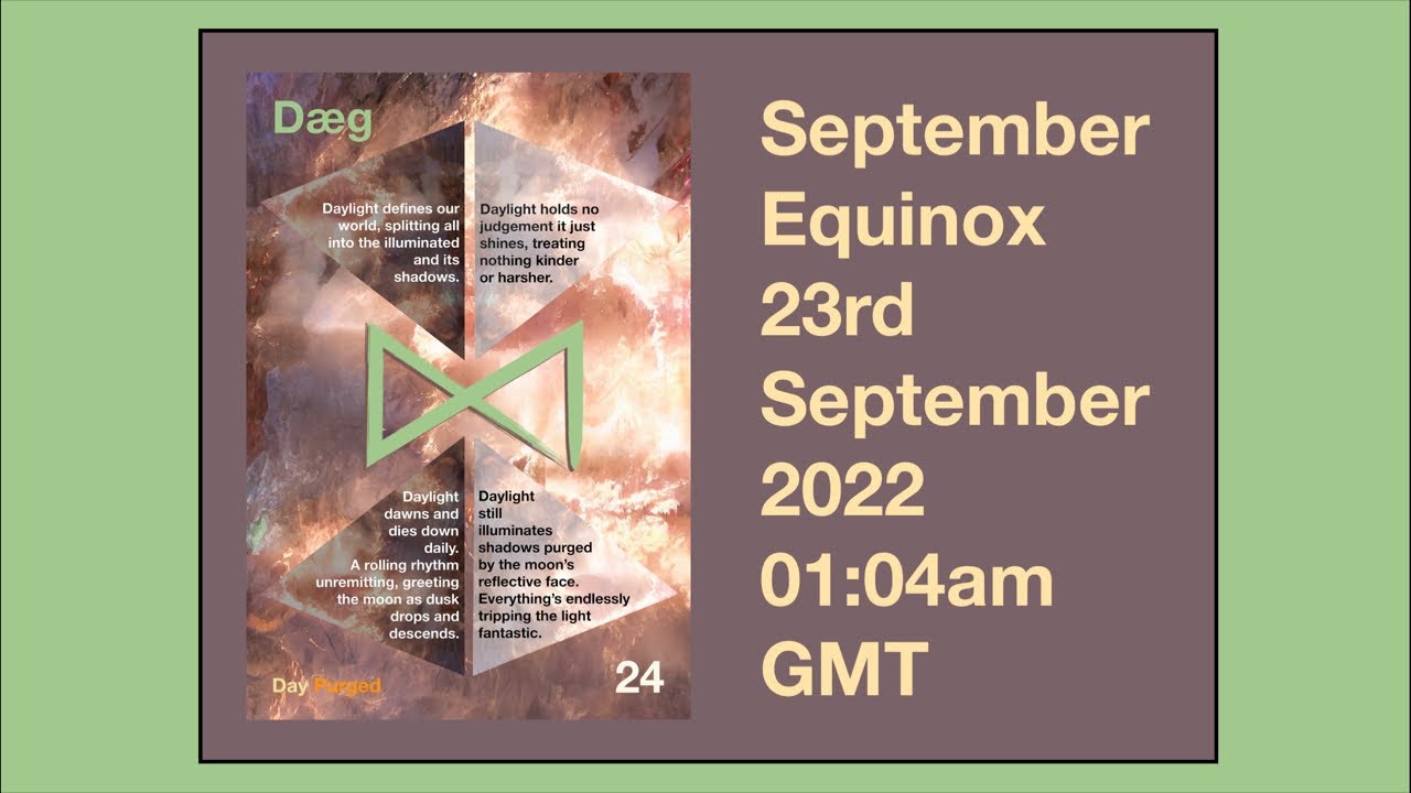 Equinox All Signs - 23rd September 2022 01:04 GMT - YouTube