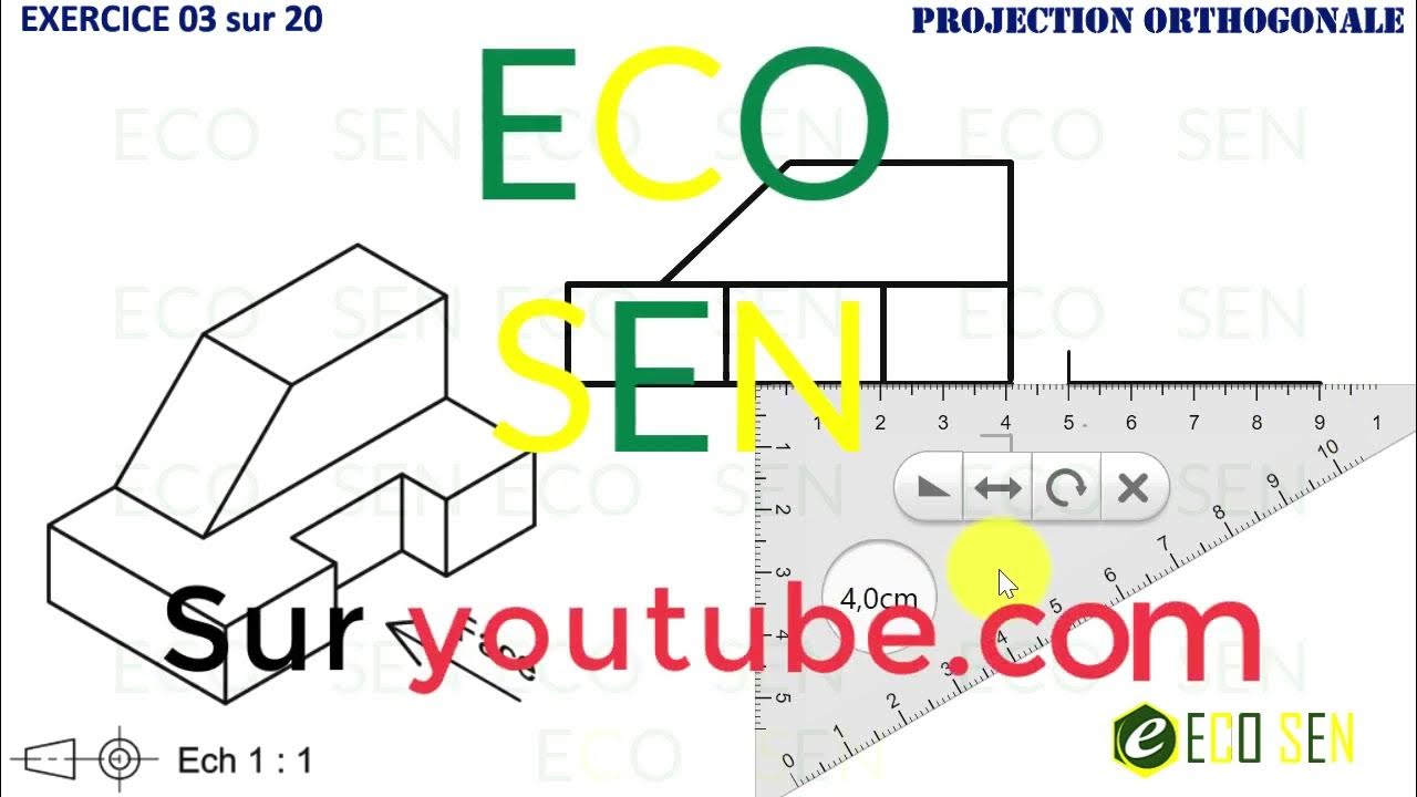 Projection Orthogonale 2 : Exercice 03 sur 20 - YouTube