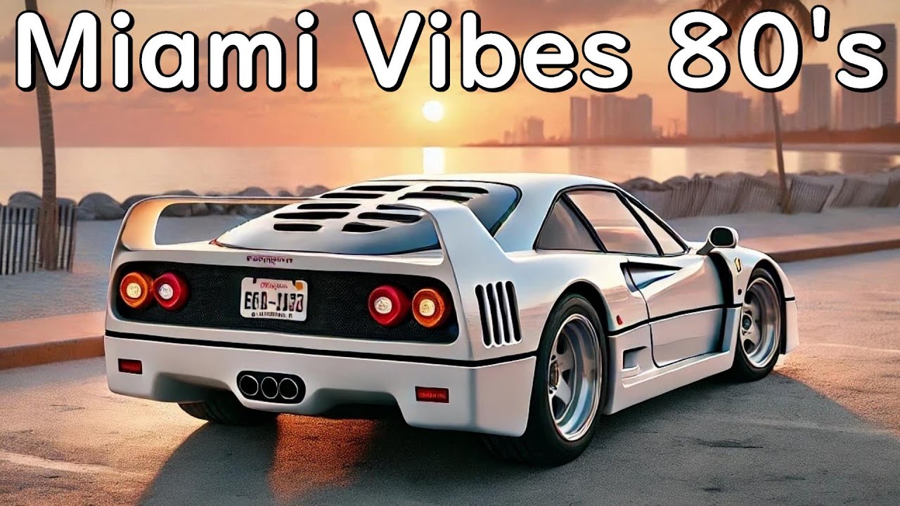 80's Miami Beach Drive | Retro synthwave Journey - YouTube